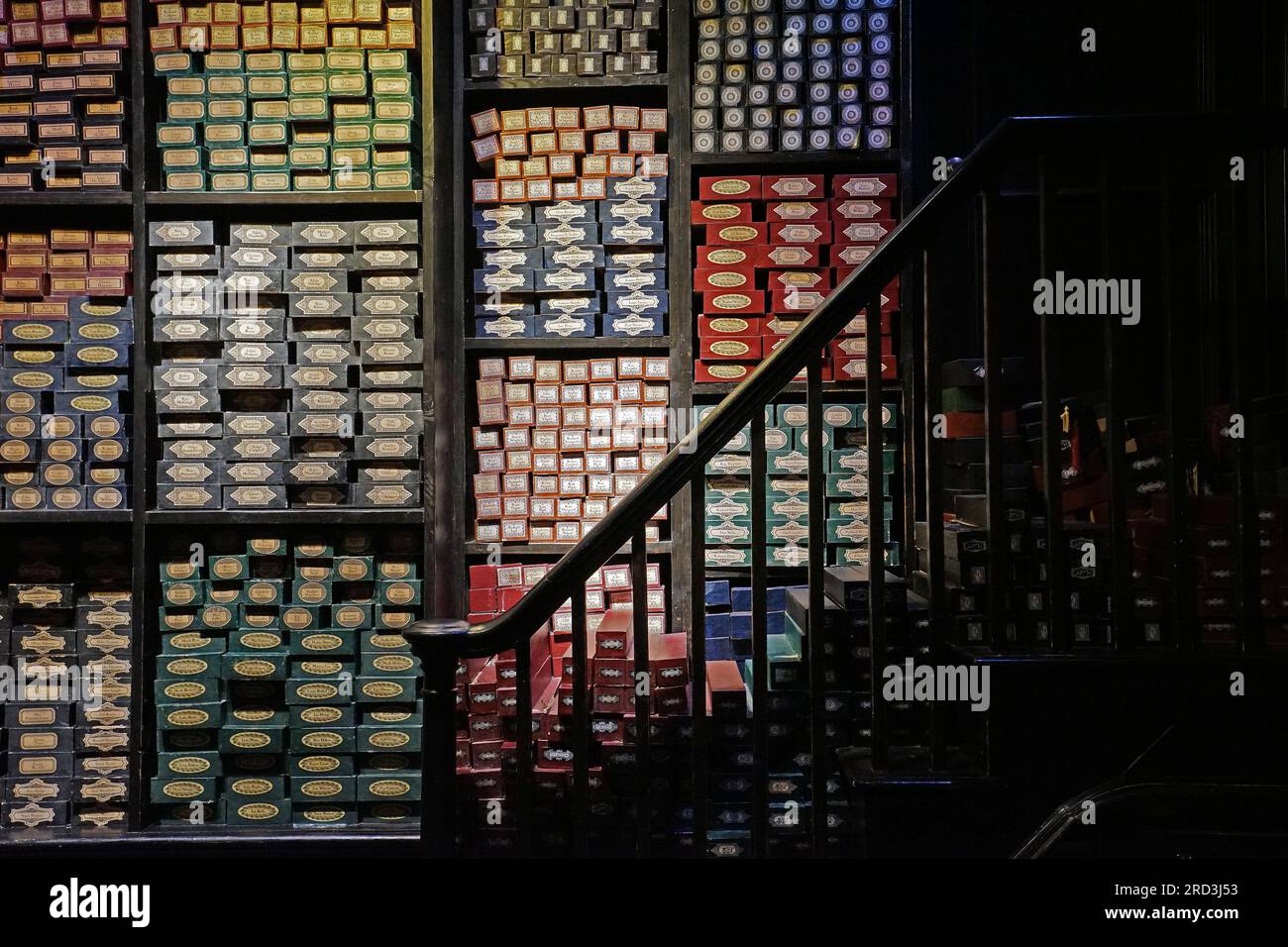 The Ollivanders magic wand shop at The Warner Bros. Studio Tour, The ...