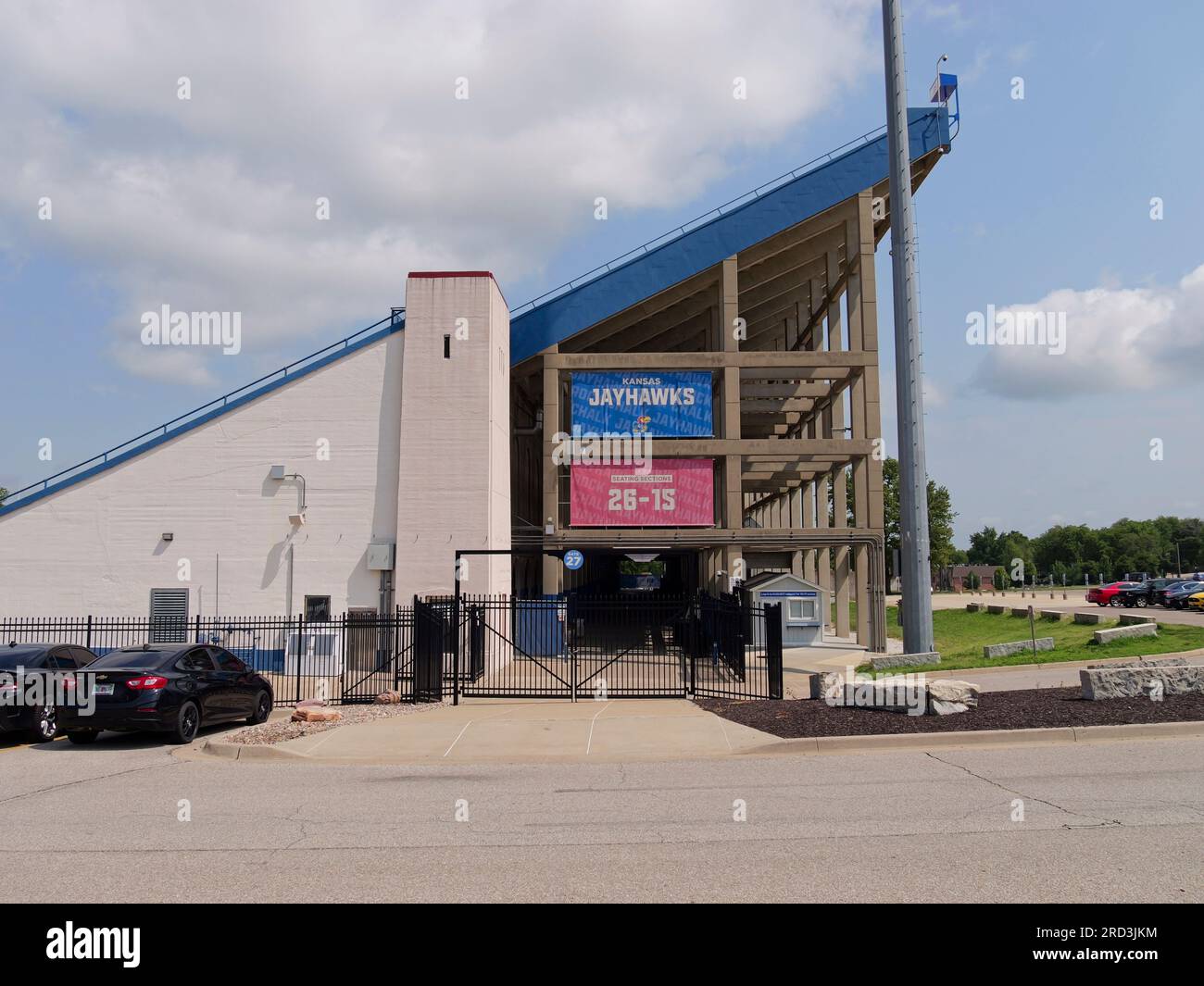 Memorial stadium kansas lawrence hi-res stock photography and images ...