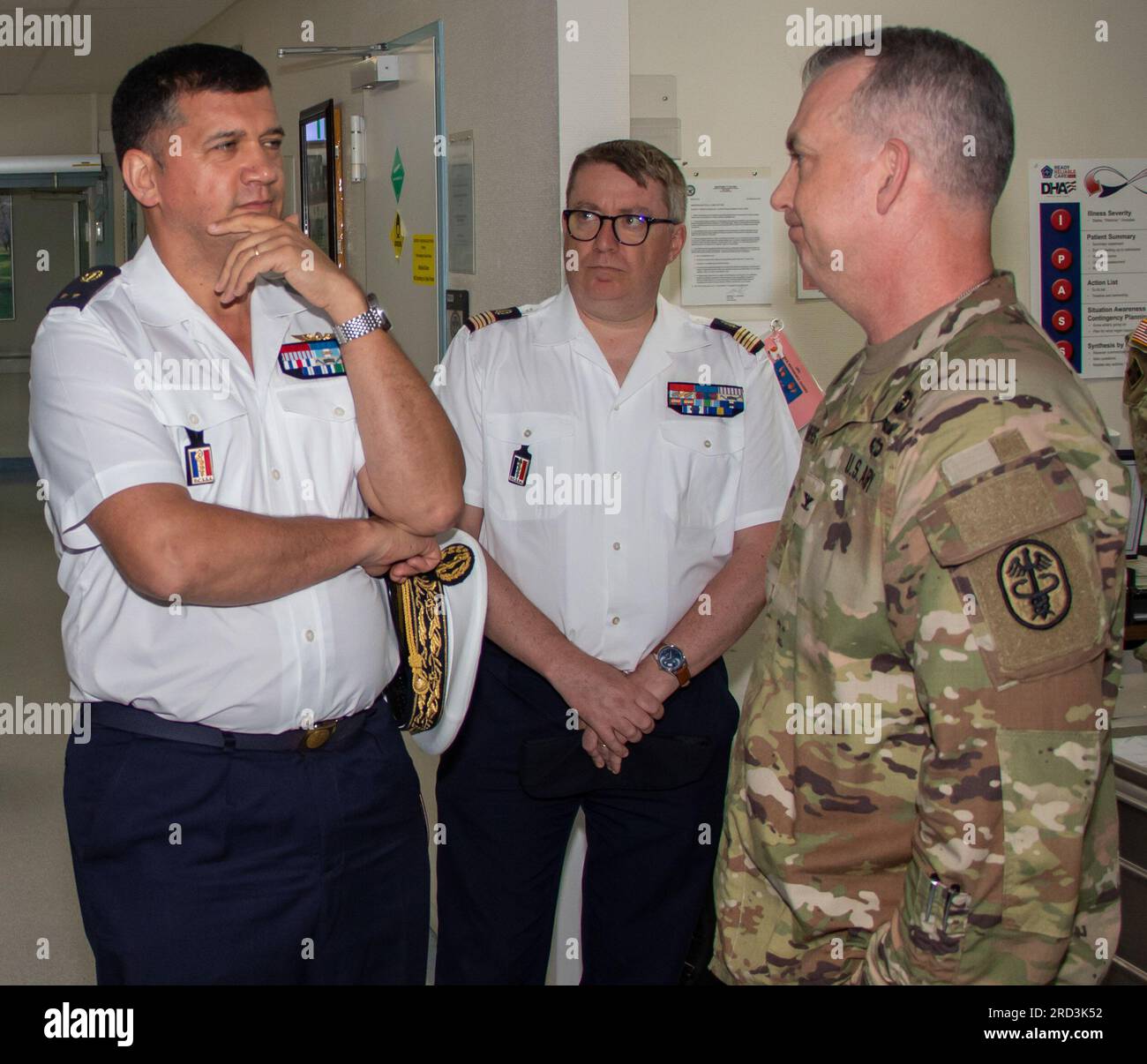 Vice-Admiral Erik Czerniak, Head of the Operations Division; COL ...