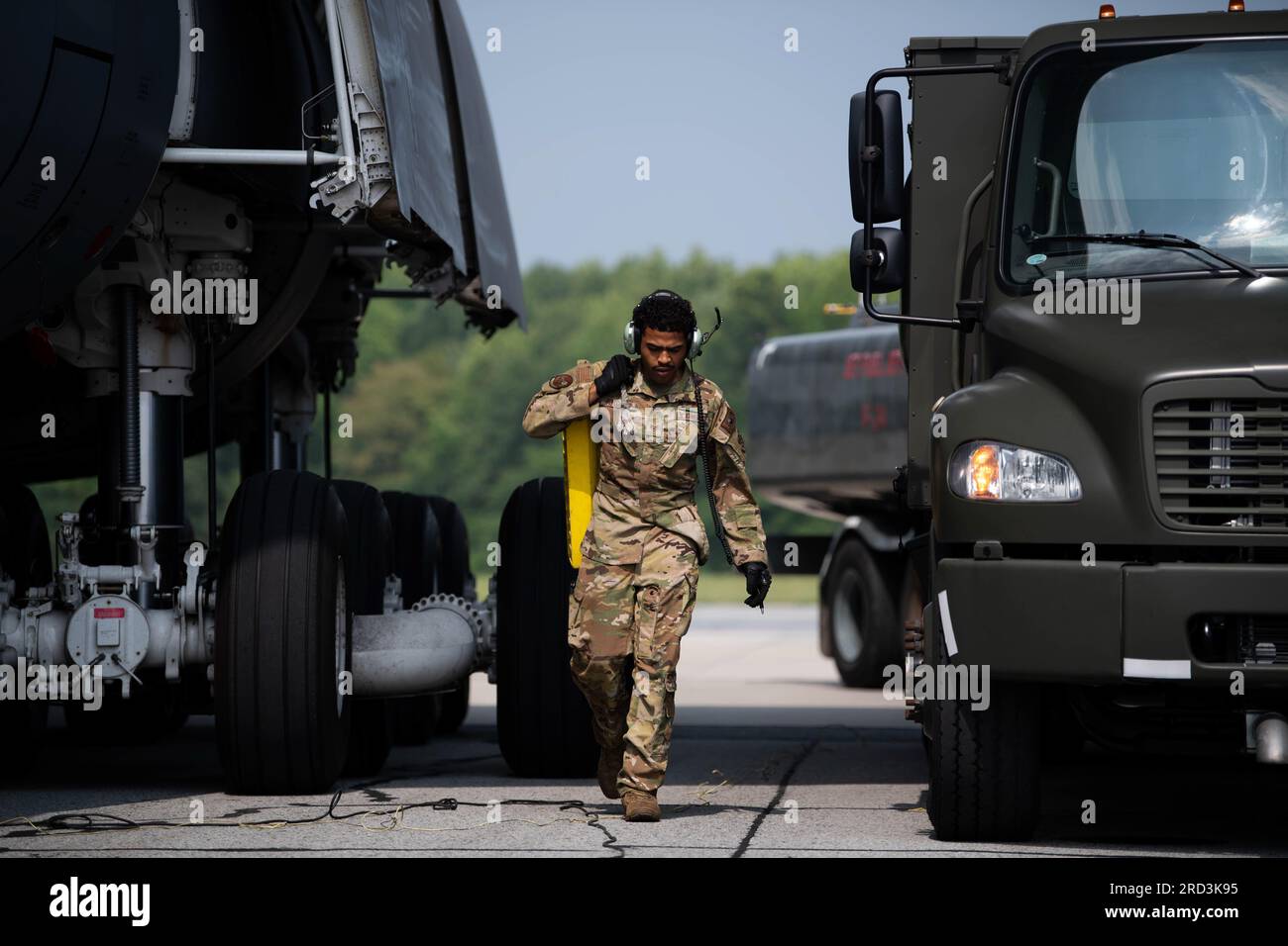 Staff Sgt. Damon Hutchins, 9th Airlift Squadron loadmaster, carries ...