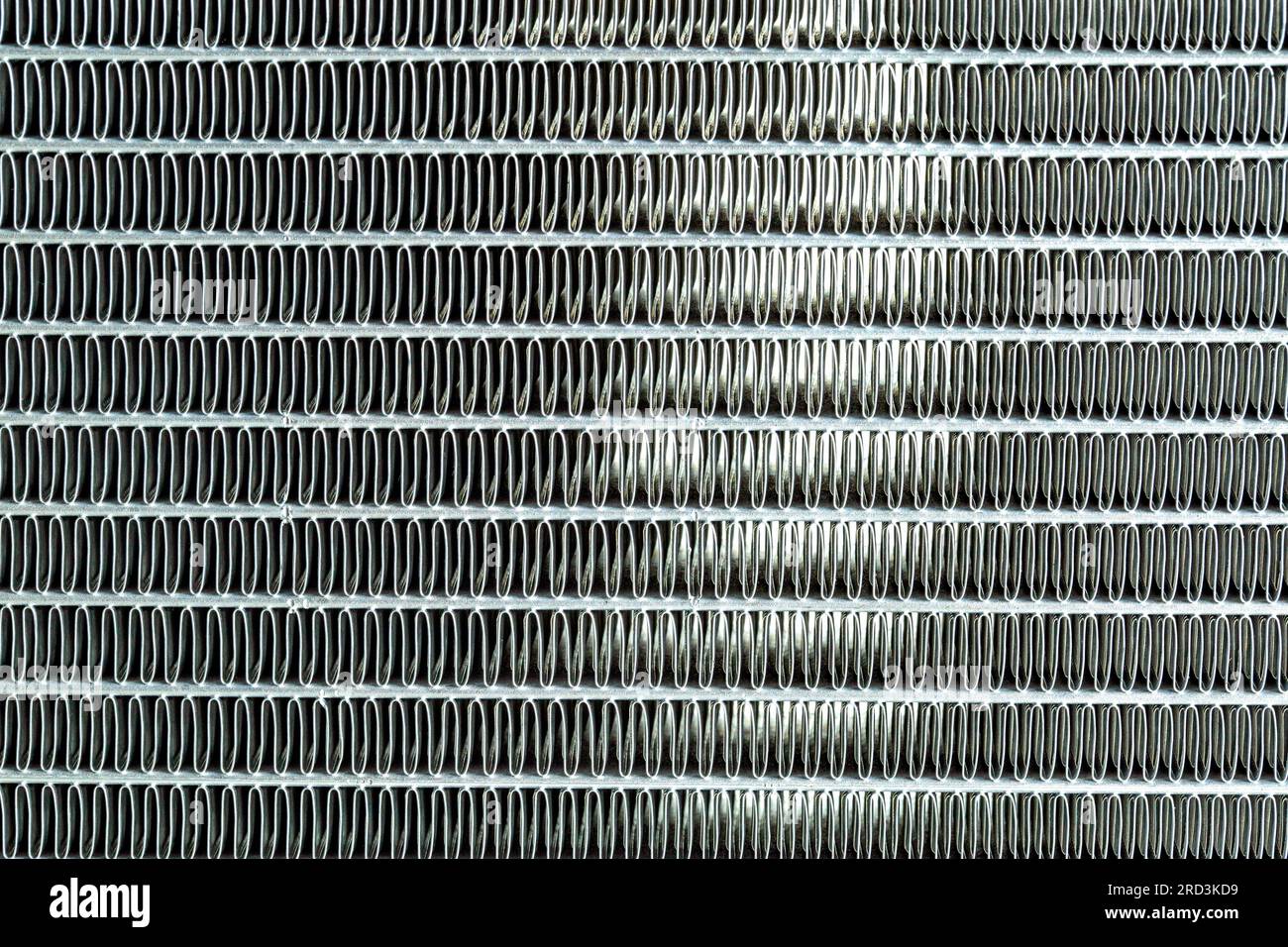 Texture of a honeycomb of an automotive aluminum car cooling radiator ...