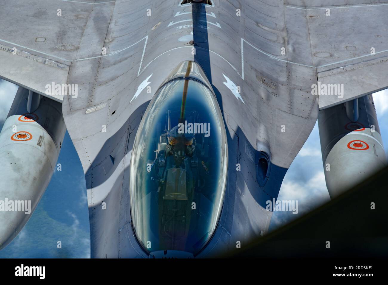 The pilot of an F-16 from the 169th Fighter Wing in South Carolina ...