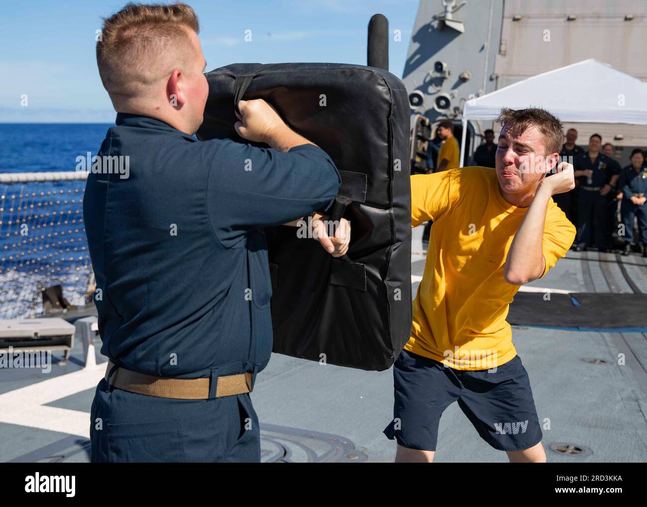 PHILIPPINE SEA (June 28, 2023) Intelligence Specialist Seaman Dylan ...