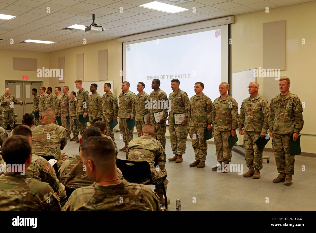 Soldiers assigned to the 30th Armored Brigade Combat Team received ...