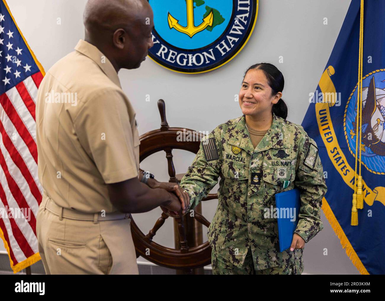 JOINT BASE PEARL HARBOR-HICKAM (June 28, 2023) Rear Adm. Stephen Barnett, Commander, Navy Region ...