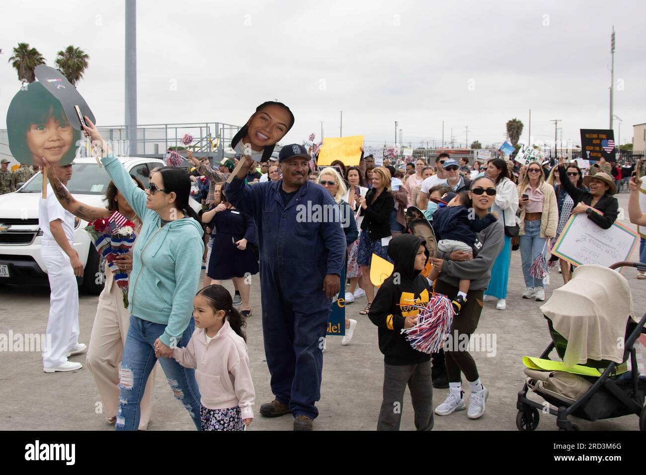 230628-N-EU502-1151 SAN DIEGO (June 28, 2023) – Friends and family ...