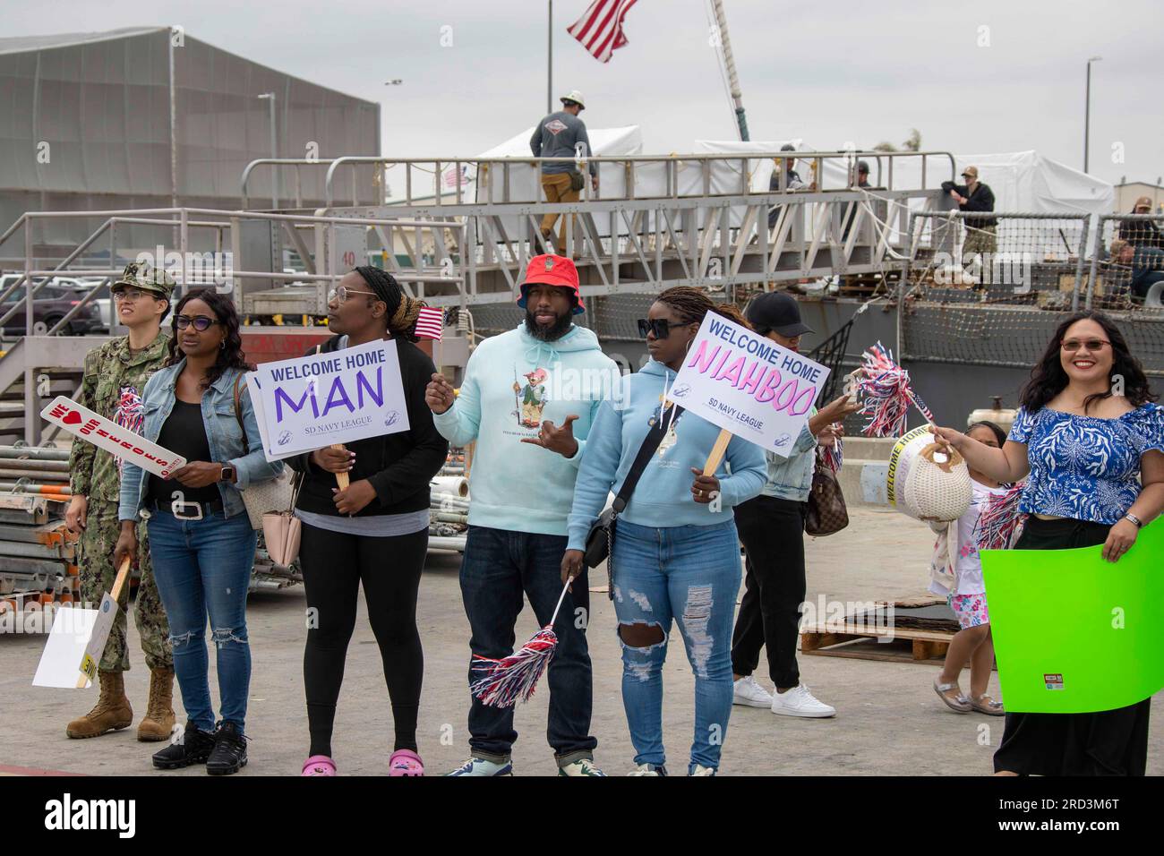 230628-N-EU502-1167 SAN DIEGO (June 28, 2023) – Friends and family ...