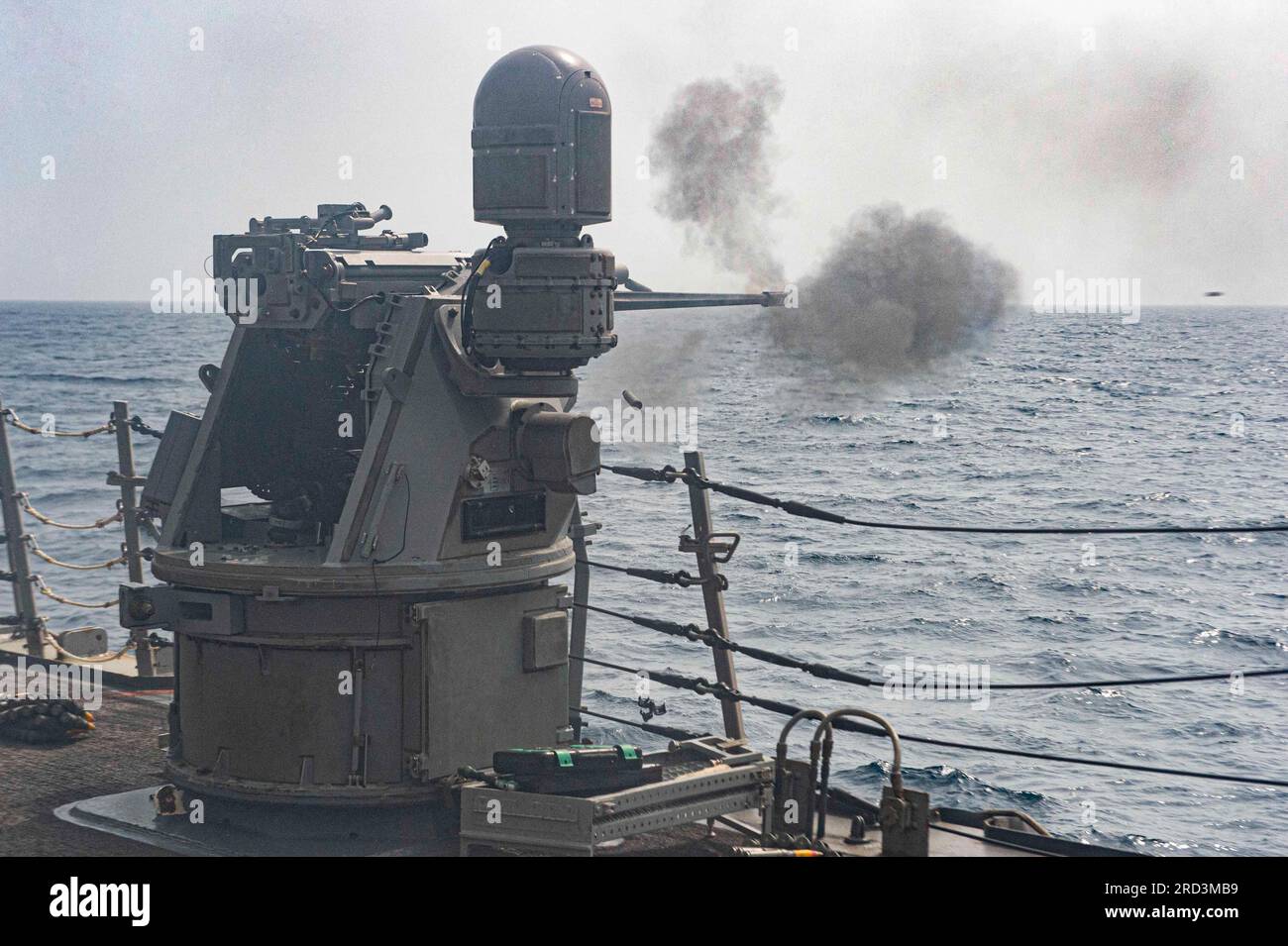 230627-N-NH267-1403 GULF OF OMAN (June 27, 2023) A Mk-38 machine gun is ...