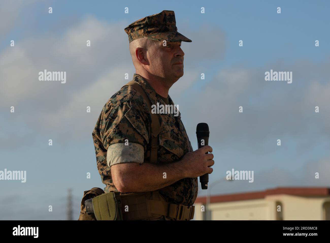 U.S. Marine Corps Col. Christopher M. Haar, the outgoing commanding ...