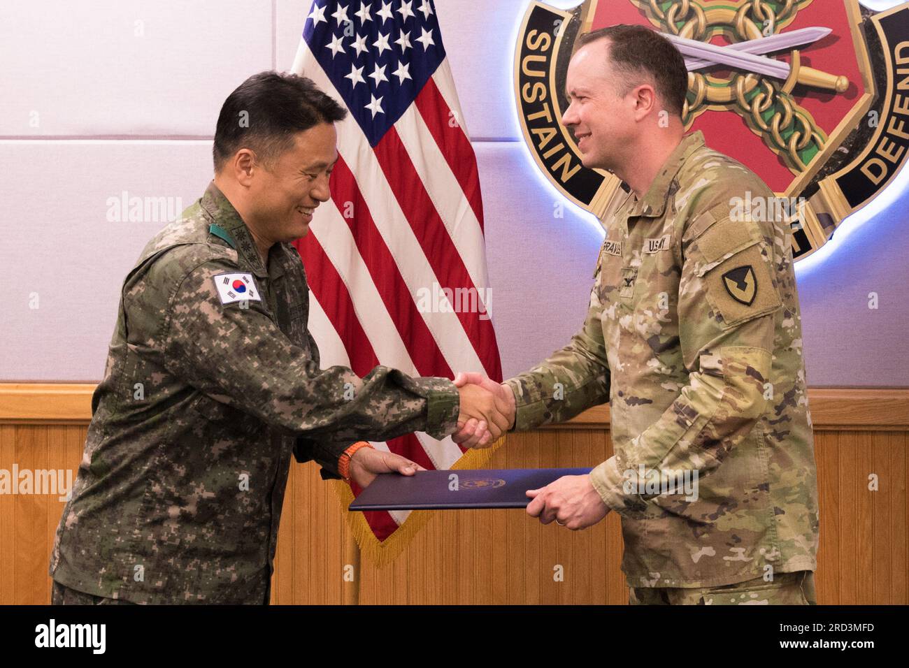 U.S. Army Col. Seth Graves, the U.S. Army Garrison Humphreys commander ...