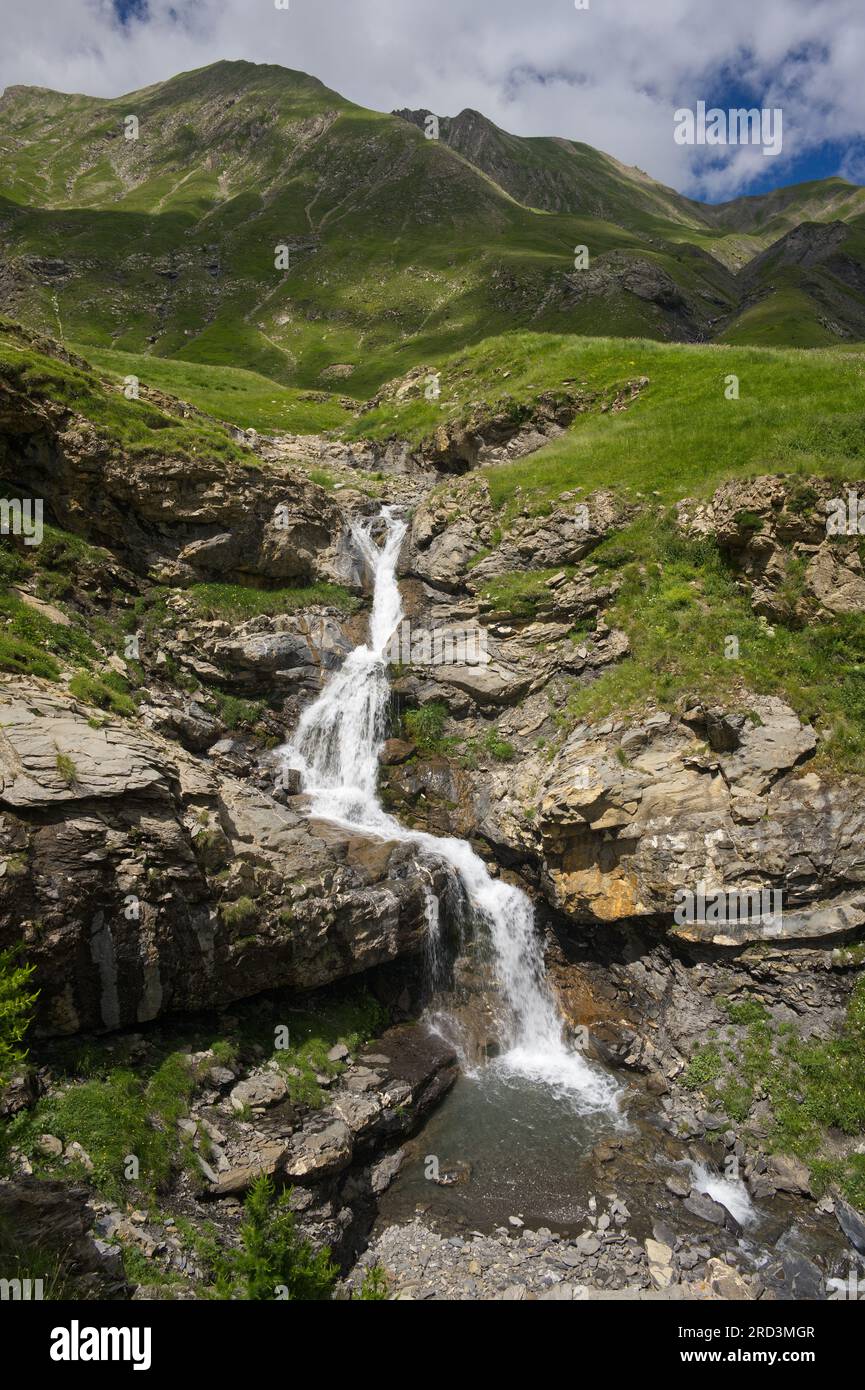 Scenery of the Source of Verdon in the Val d'Allos, France Stock Photo ...