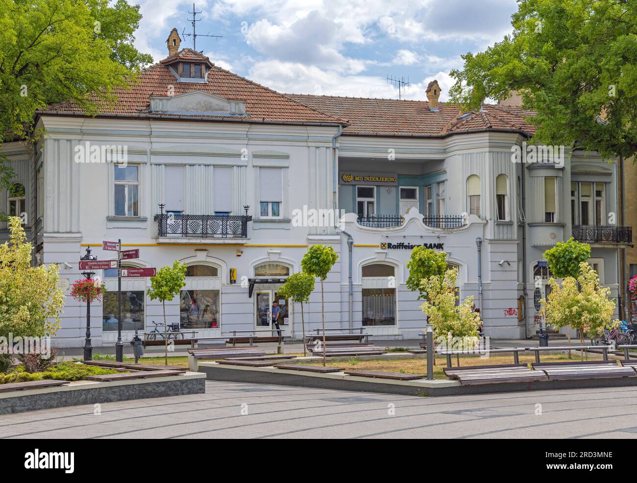 Subotica, Serbia - August 01, 2022: Raiffeisen Bank Office Building at ...
