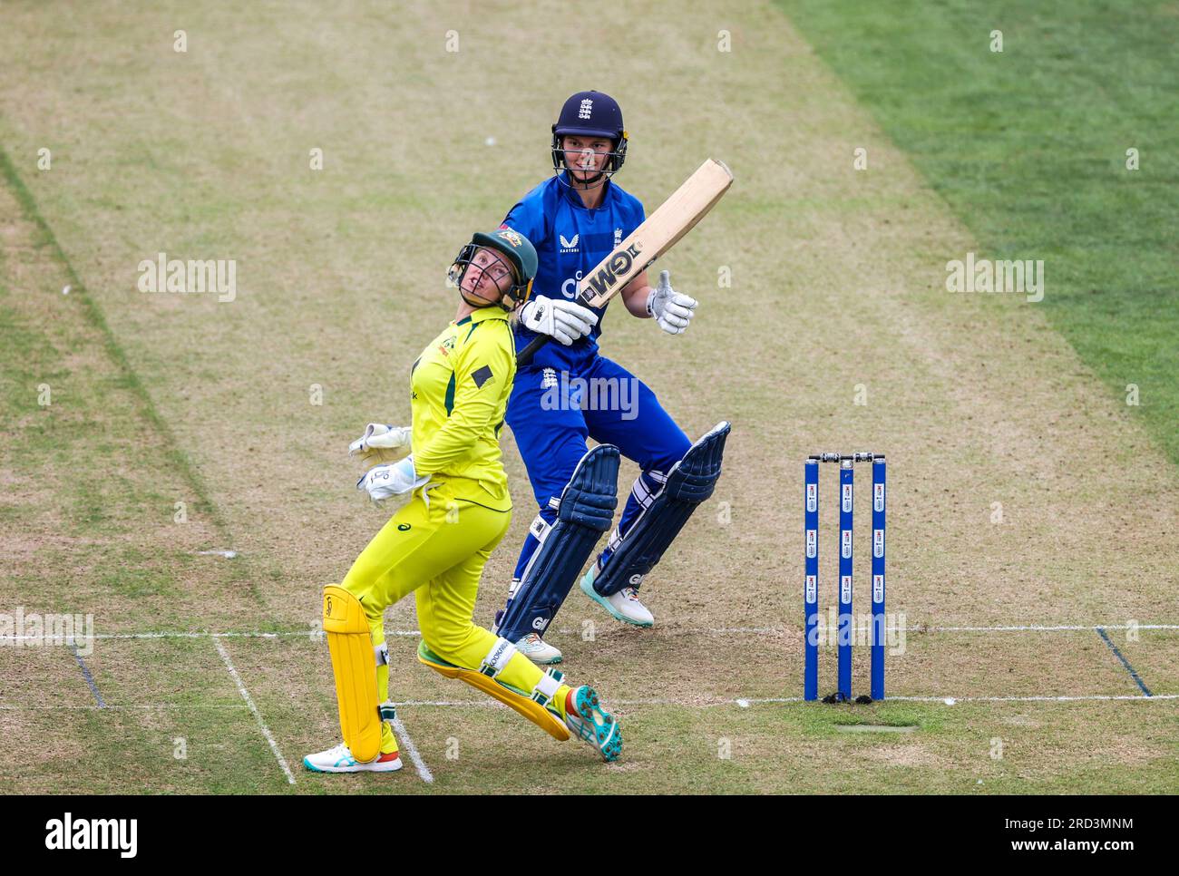 England's Amy Jones batting during the third one day international of ...