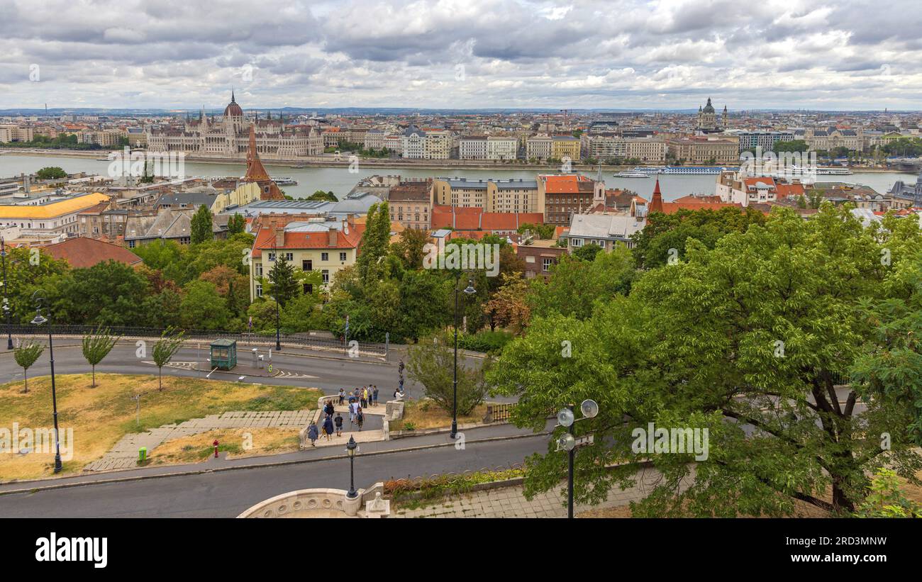 Budapest, Hungary - July 31, 2022: Clouds and Rain in Hungarian Capital ...