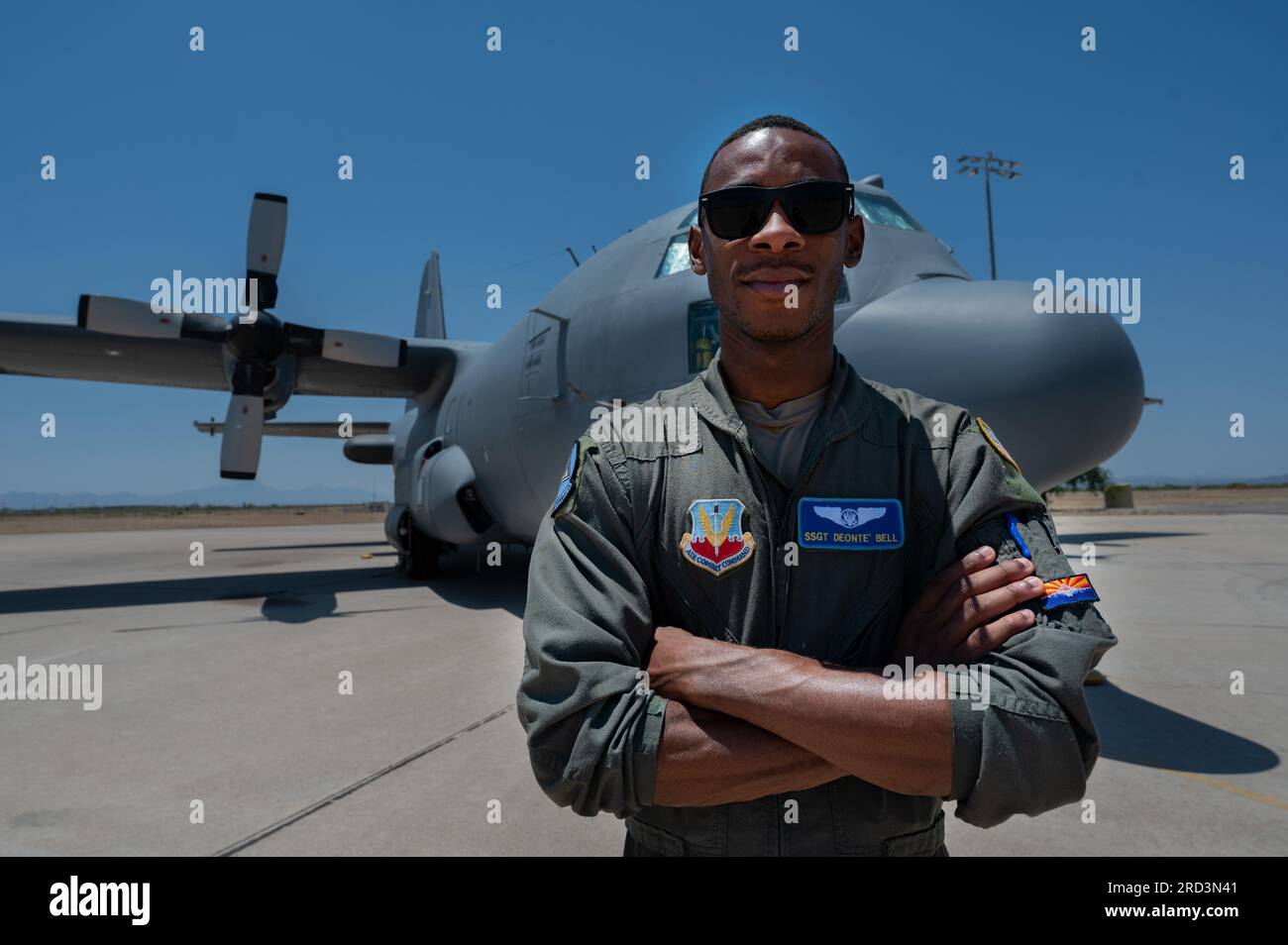 U.S. Air Force Staff Sgt. Deonte’ Bell, 41st Electronic Combat Squadron ...