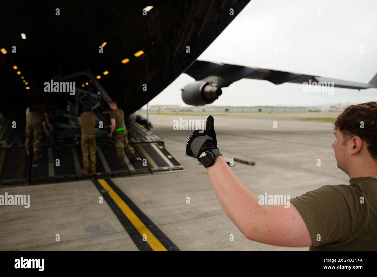 U.S. Air Force Senior Airman Tanner House, assigned to the 517th ...