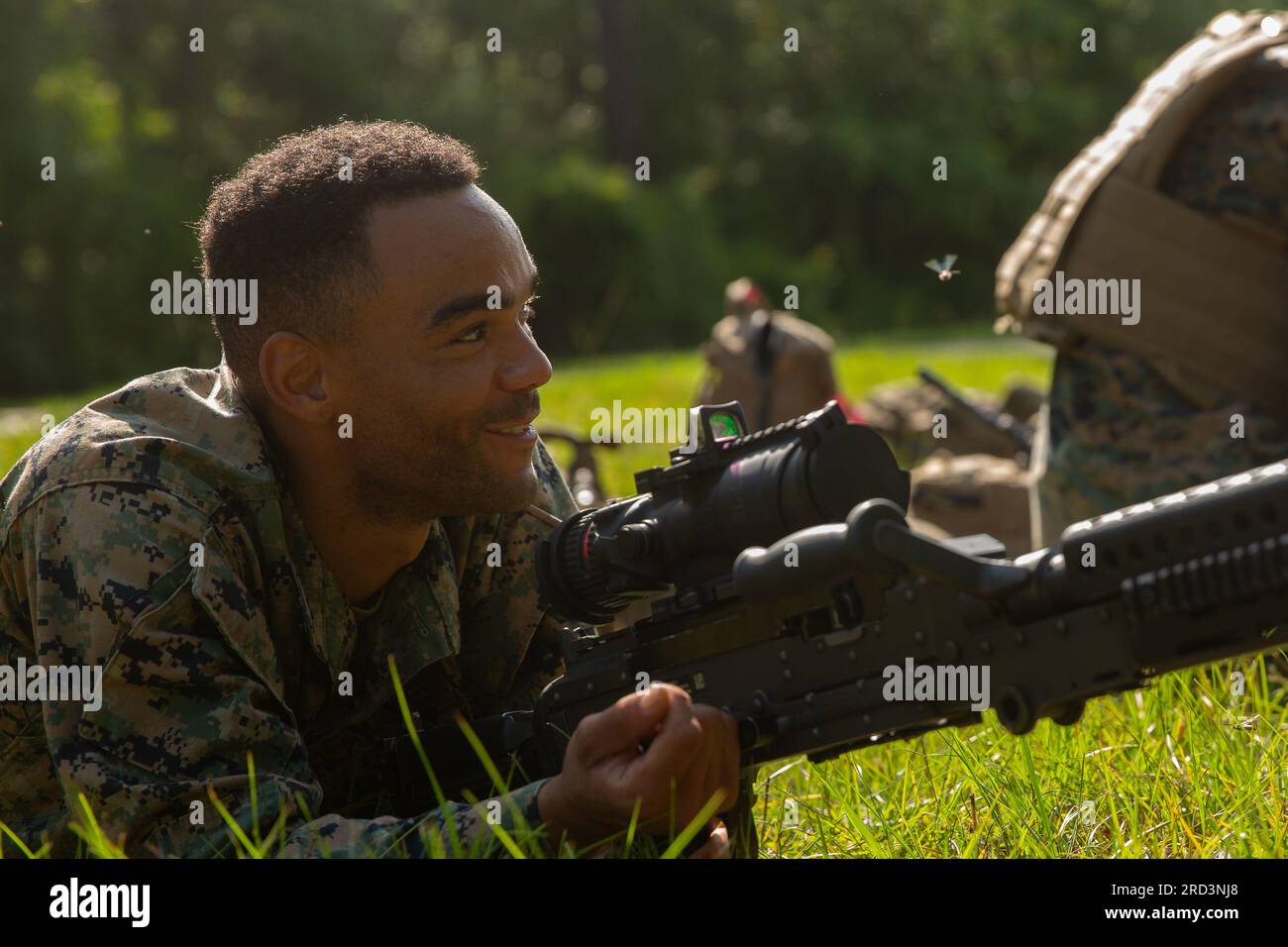U.S. Marine Corps Lance Cpl. Brandon Davis, a motor transportation ...
