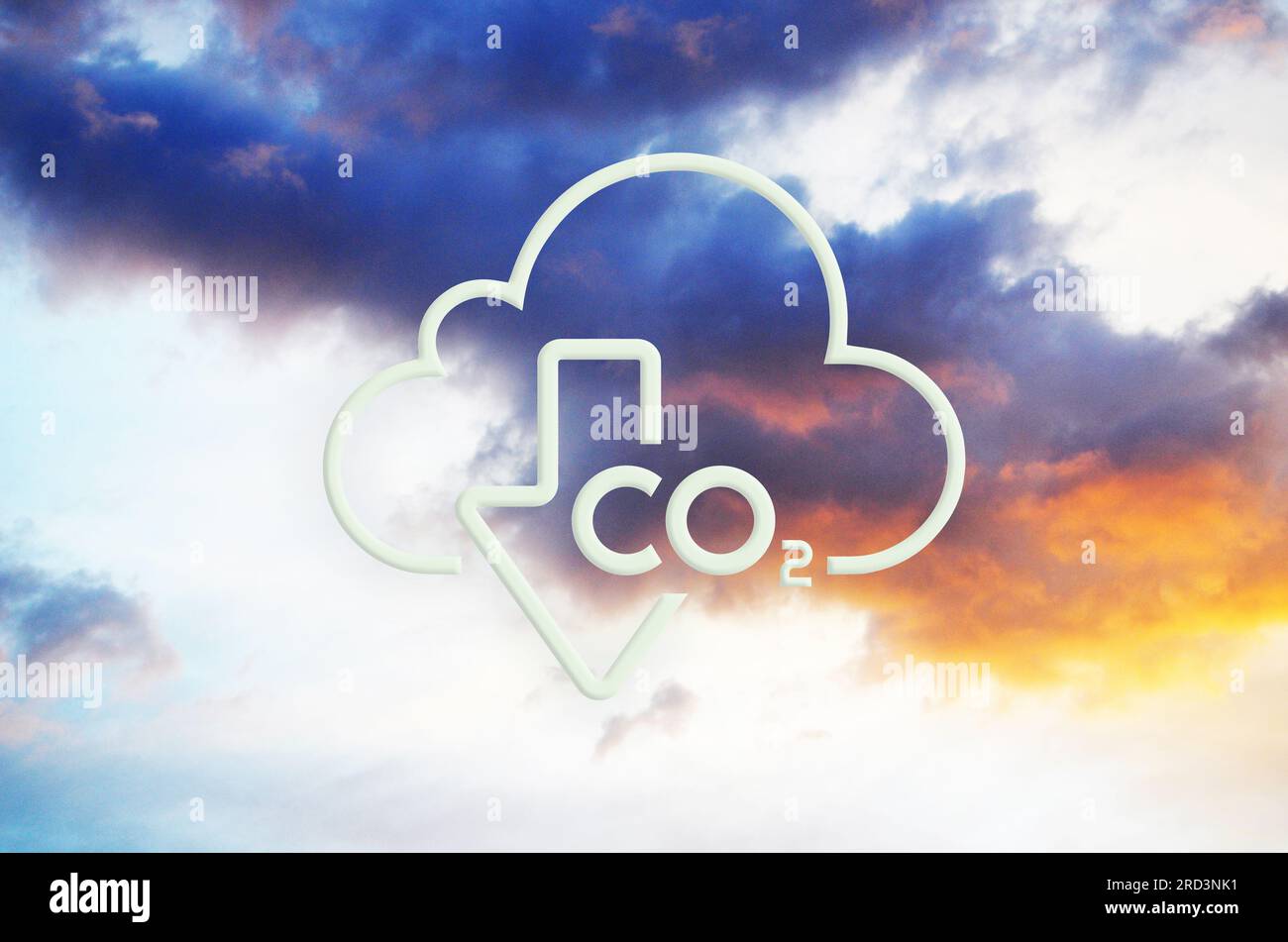 reducing CO2 emissions to stop climate change. green energy background ...