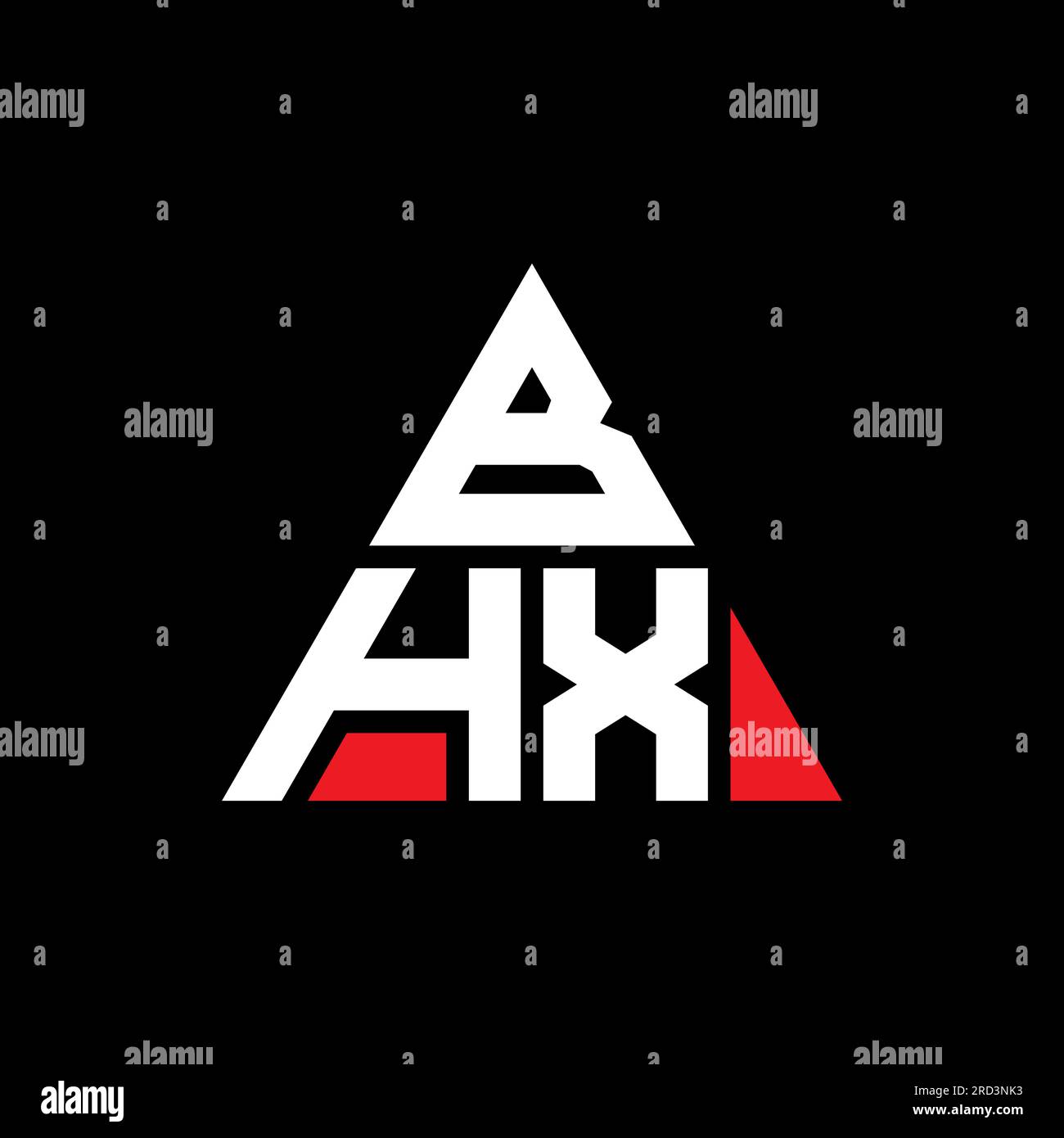 Bhx logo design Stock Vector Images - Alamy