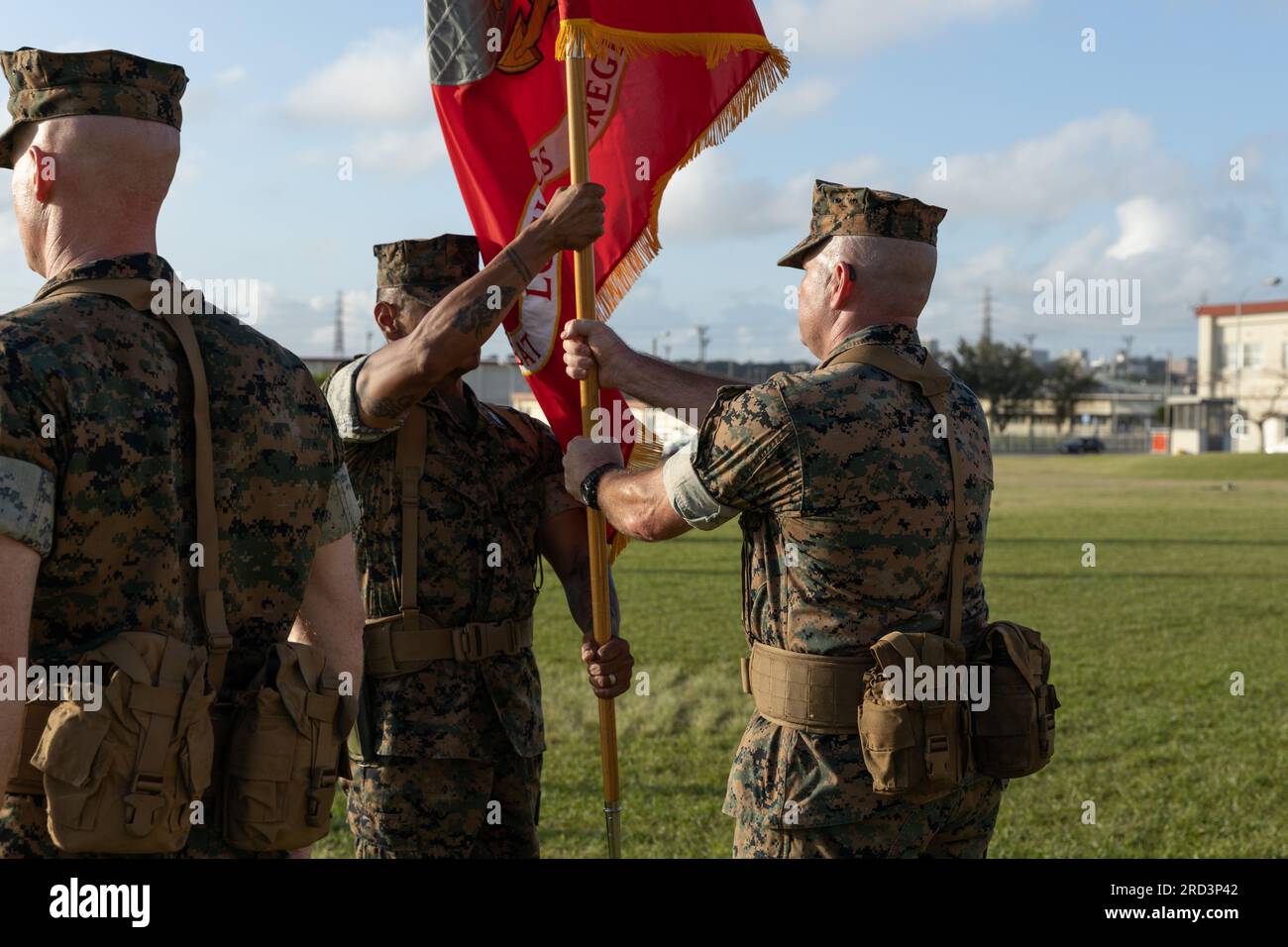 U.S. Marine Corps Sgt. Maj. Ruben Soto, sergeant major of Combat ...