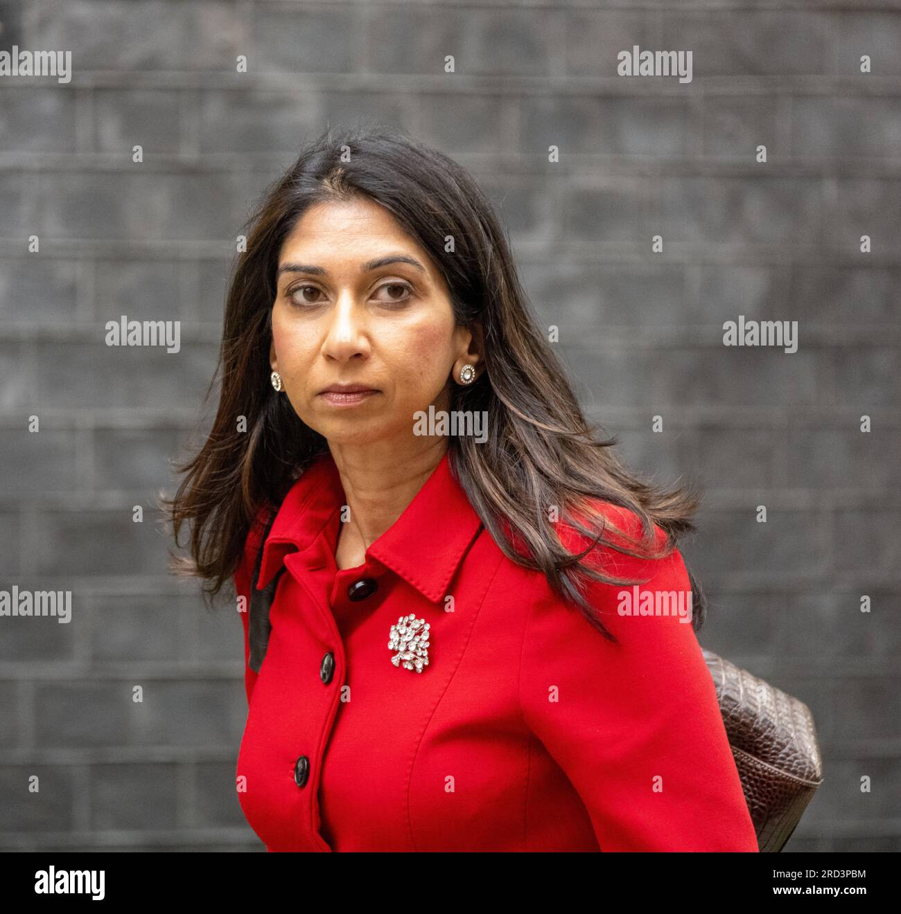 London, UK. 18th July, 2023. Suella Braverman, Home Secretary, arrives ...