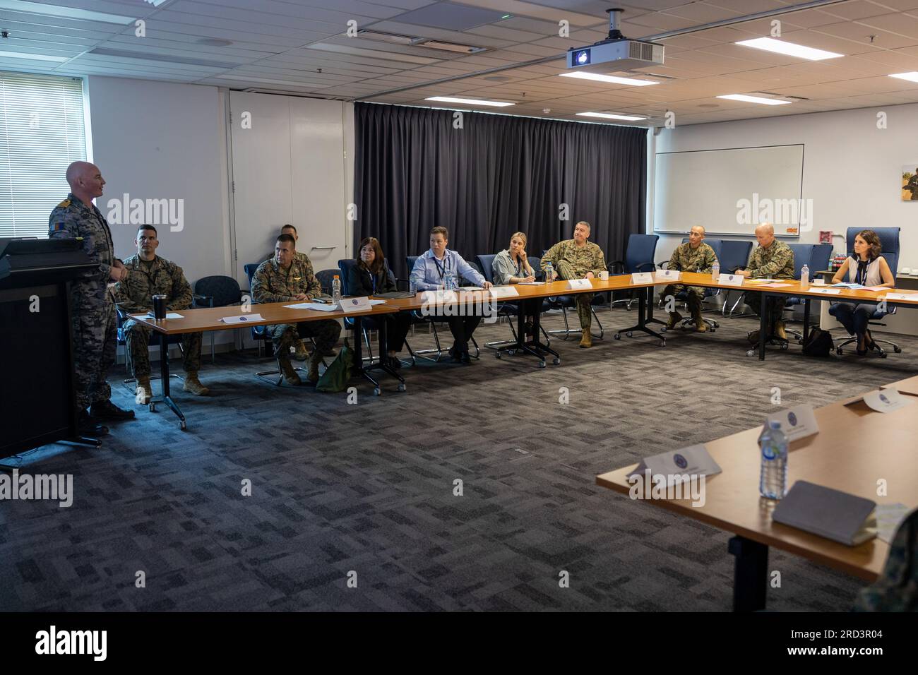 Royal Australian Navy Captain Mitchell Livingstone, commander of ...