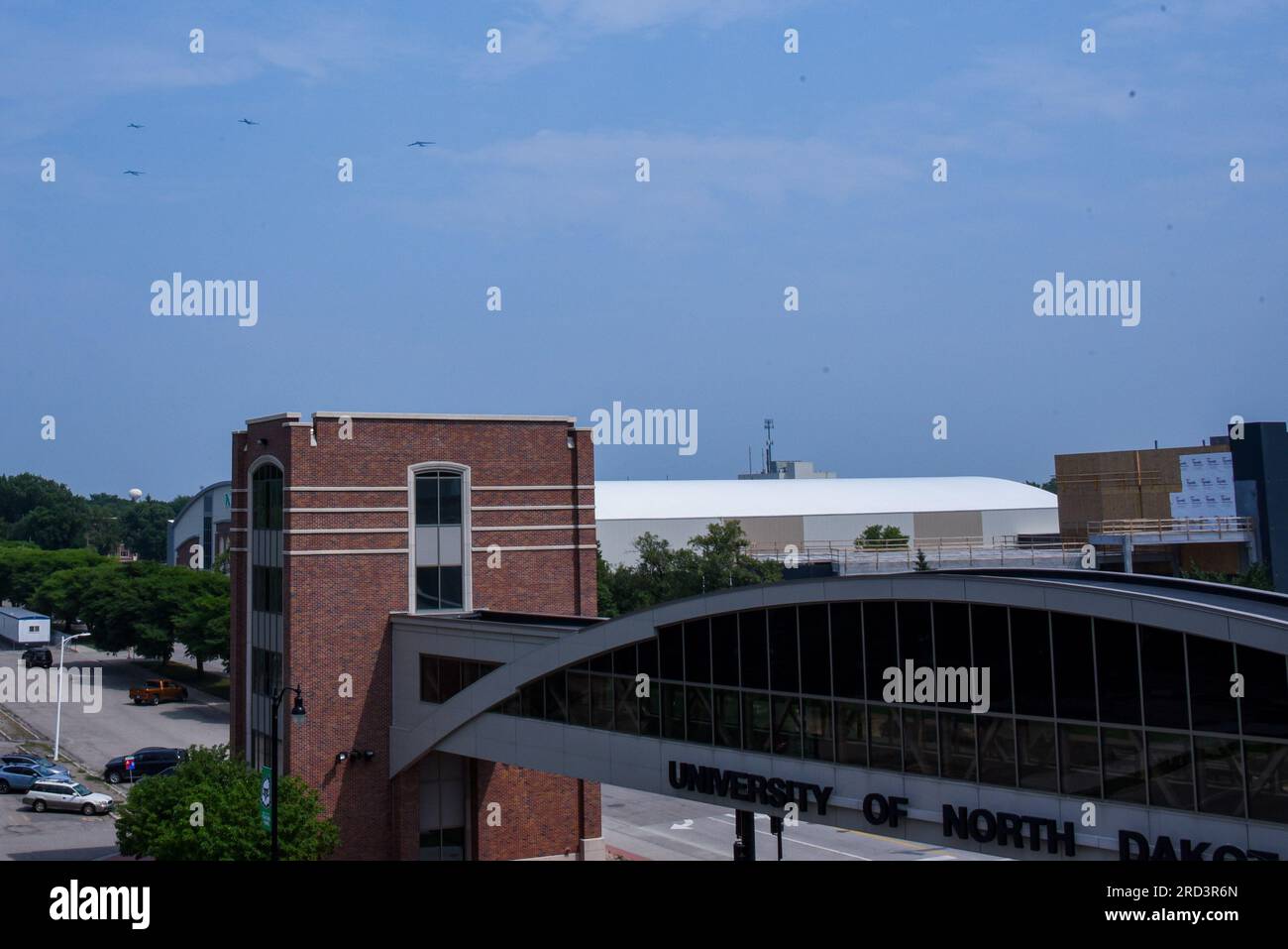 Two U.S. Air Force B-52H Stratofortress aircraft assigned to the 5th ...