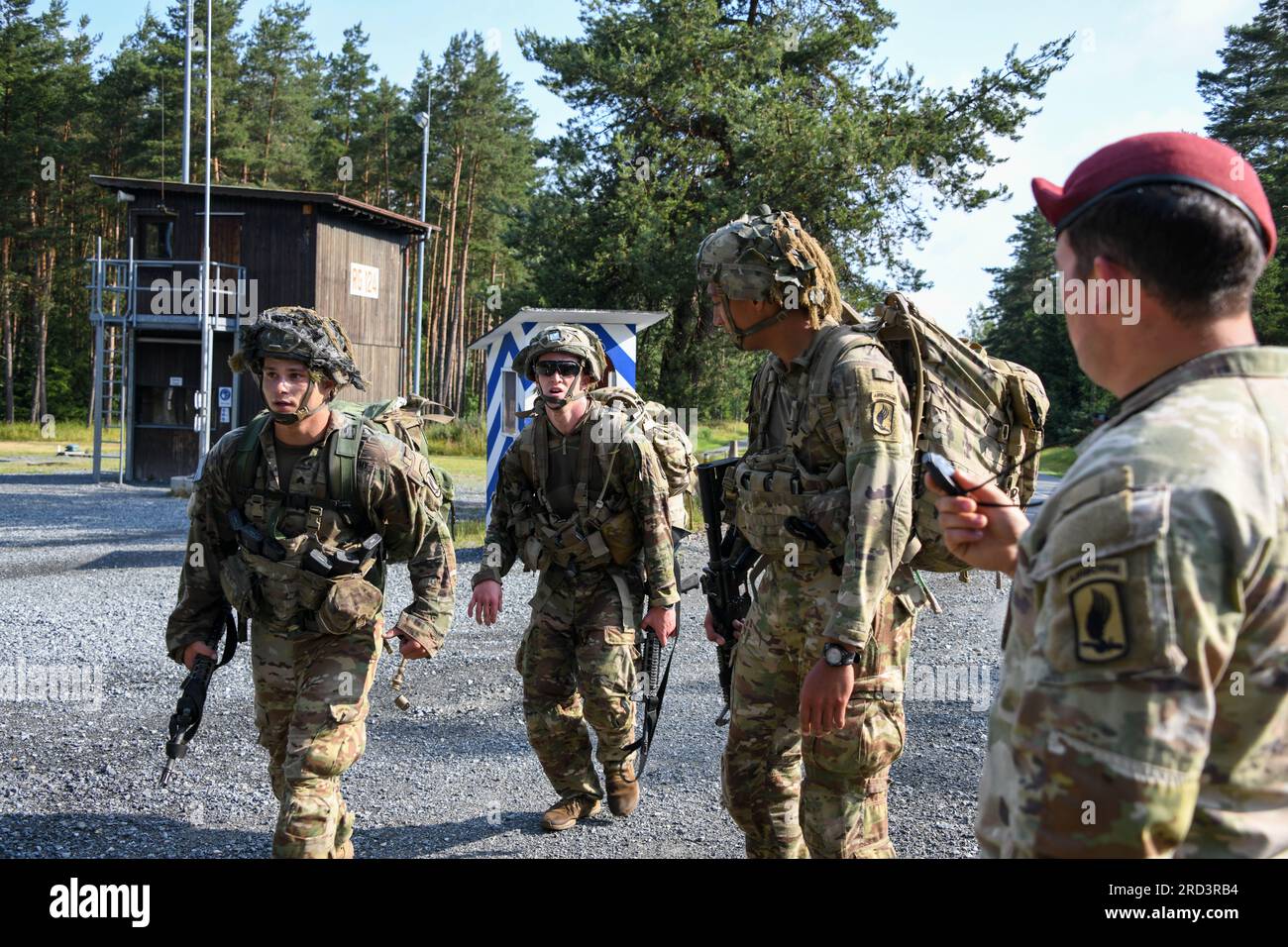 U.S. Soldiers assigned to 1st Battalion, 91st Cavalry Regiment, 173rd ...