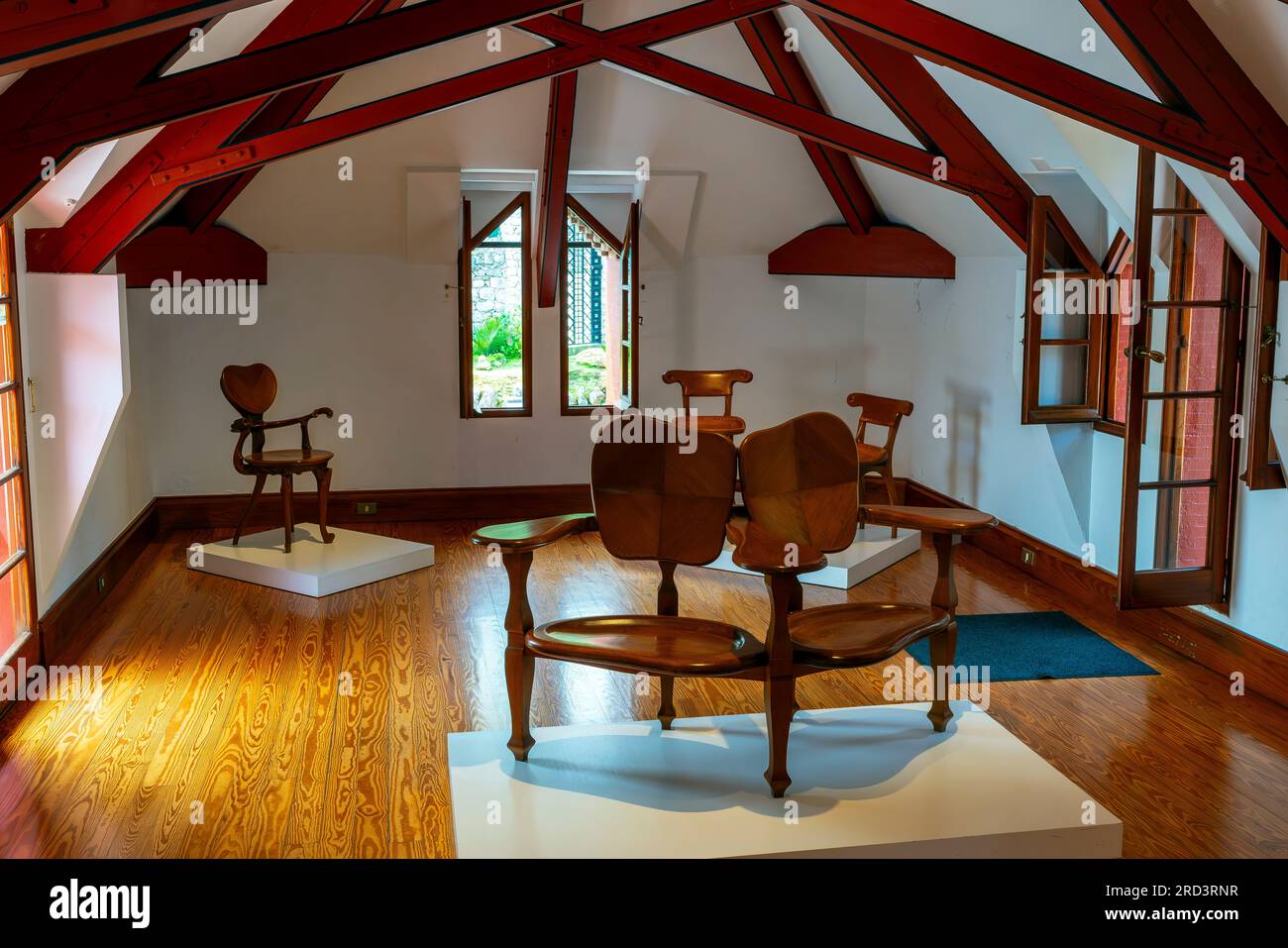 Inside El Capricho villa in Comillas, Cantabria, Spain. Interior design ...