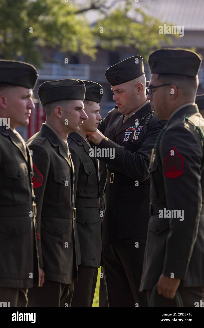 U.S. Marine Corps Capt. Stephan Bristow, a Company Commander with 1st ...