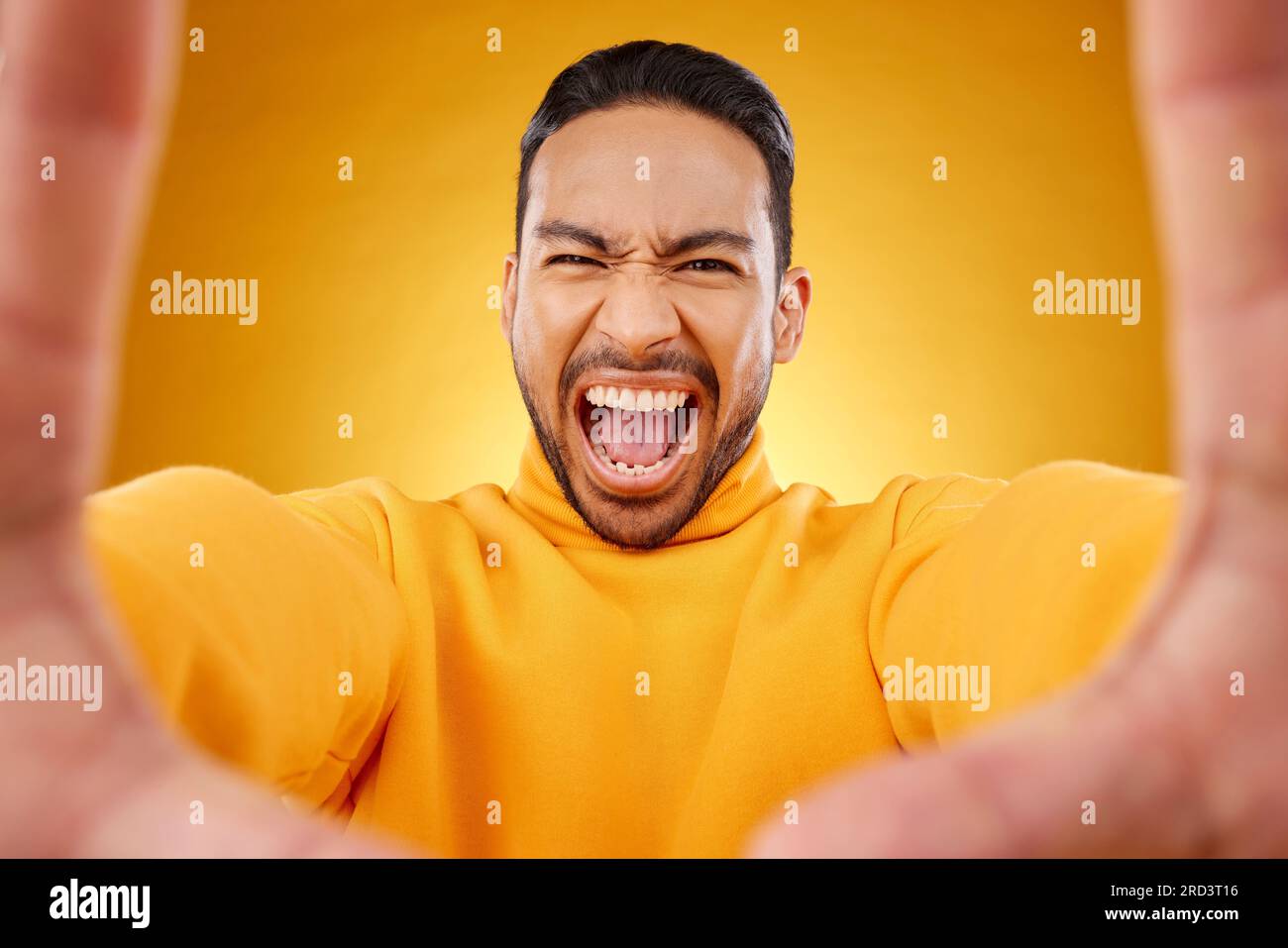 Screaming Person Profile