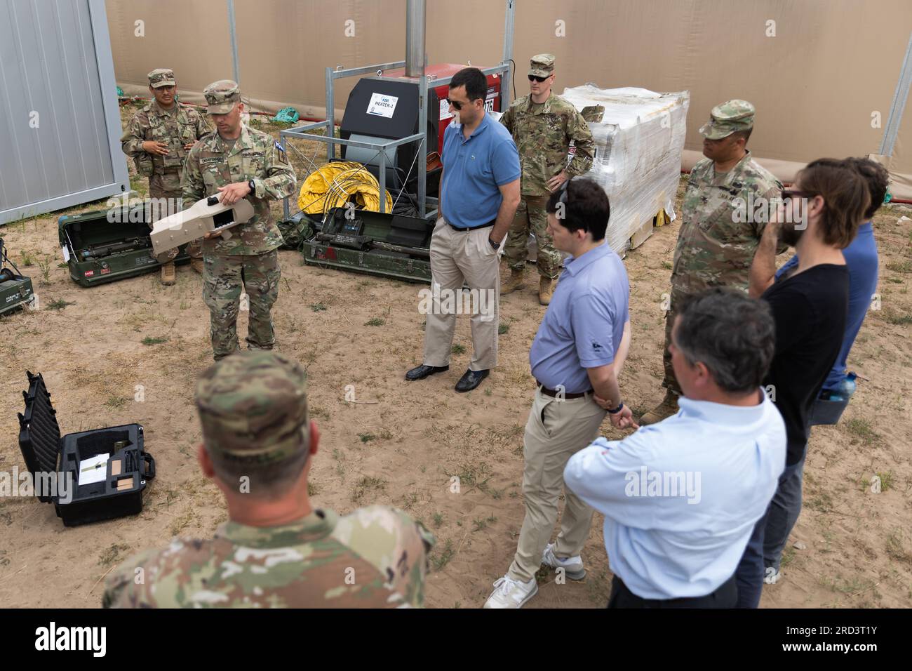U.S. Army Sgt. Michael Digaeutano, a military police squad leader, assigned to the New York Army ...