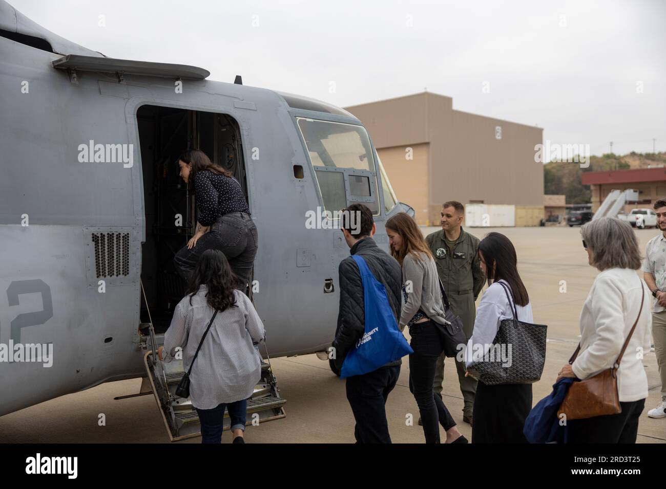 U.S. Marine Corps Capt. Mark Huff, an MV-22B Osprey pilot with Marine ...