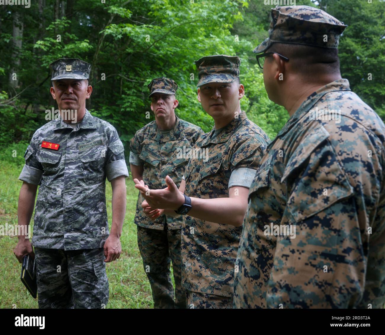 Sergeant Maj. Jeryong Lee, Republic of Korea Sergeant Maj. of the ...