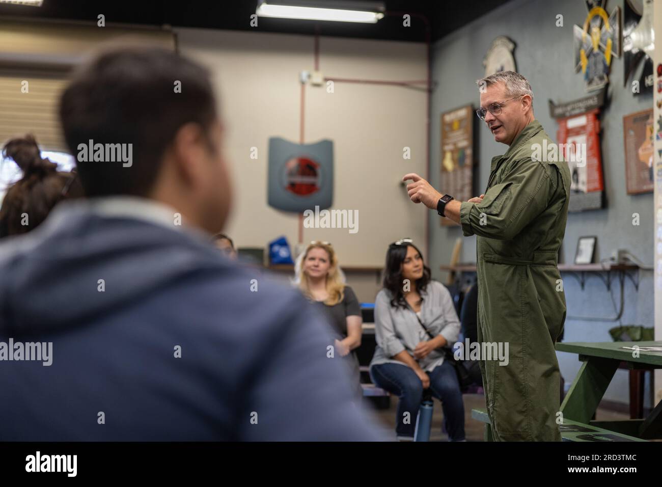 U.S. Marine Corps Col. Jeremie Hester, the commanding officer of Marine ...