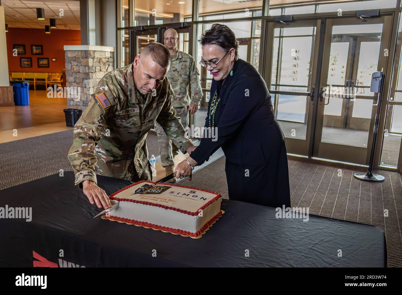 Wyoming Congresswoman Harriet Hageman, and Wyoming Adjutant General Maj ...