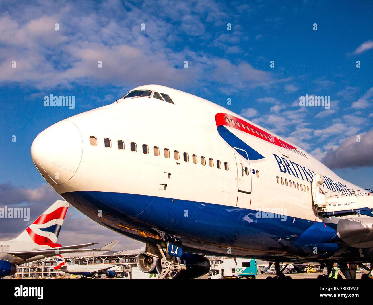 A British Airways Boeing 747-400 G-BNLX aircraft at London Heathrow ...
