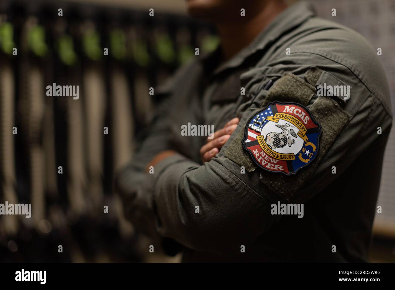 U.S. Marine Corps Sgt. Amiel D. Roxas, station captain with Crash Fire ...