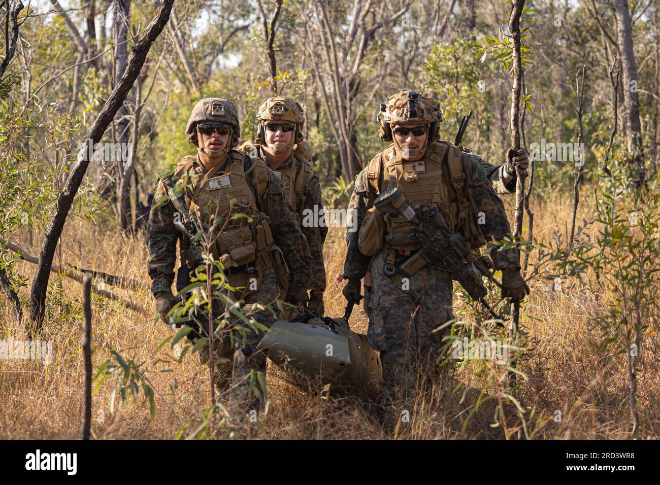U.S. Marines with Battalion Landing Team 2/1, 31st Marine Expeditionary ...