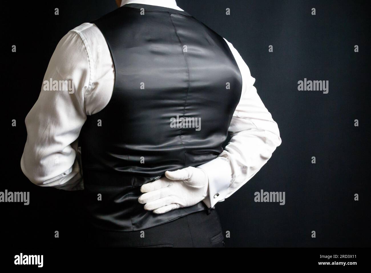 Elegant young butler male servant hi-res stock photography and images ...