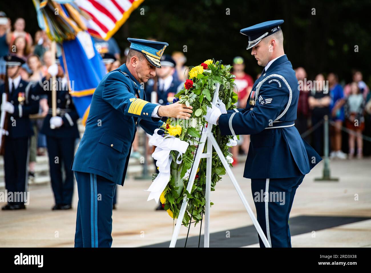 Chief of the Romanian Air Force Staff Lt. Gen. Viorel Pana participates ...