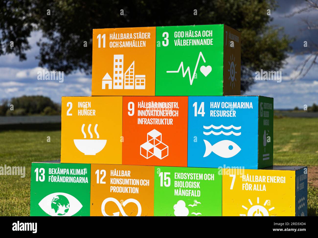 Sustainable development goals colors hi-res stock photography and ...