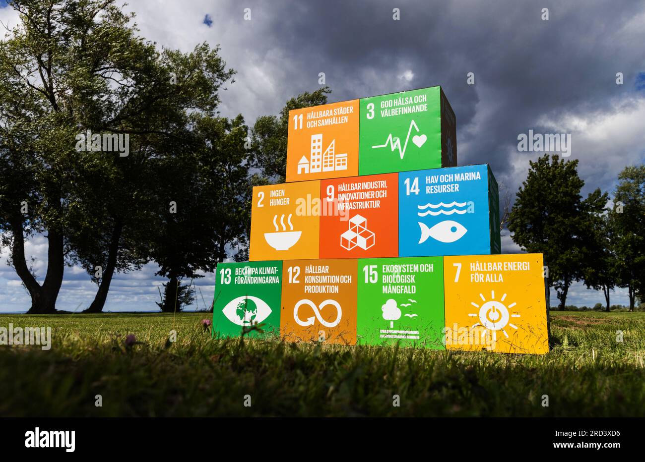 Sustainable development goals colors hi-res stock photography and ...