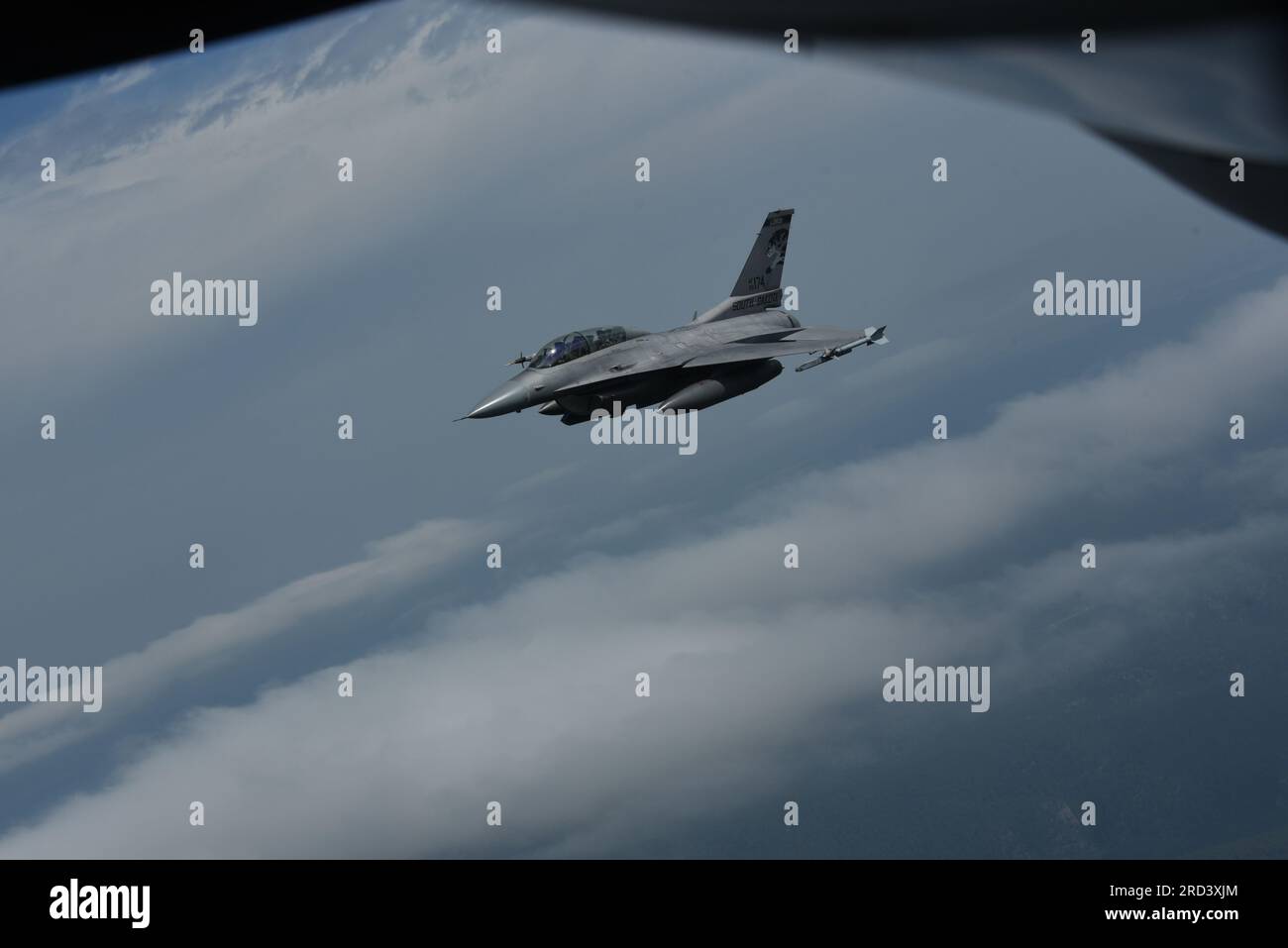 A U.S. Air Force F-16 Falcon from the South Dakota Air National Guard’s ...