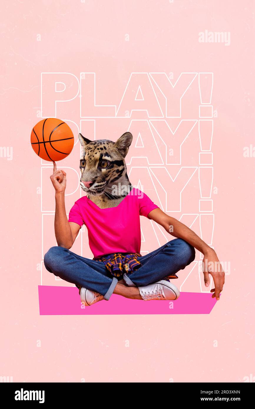 Picture image collage artwork of weird unusual creature animal face ...