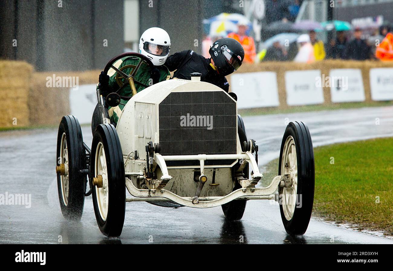 1908 Mercedes Grand Prix car at The Festival of Speed, Goodwood, 14th ...