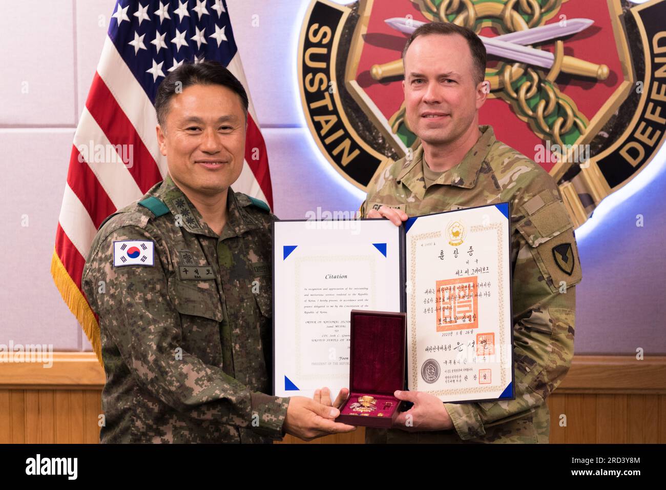 U.S. Army Col. Seth Graves, the U.S. Army Garrison Humphreys commander ...