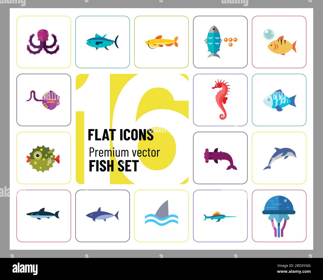 Swordfish tail Stock Vector Images - Alamy