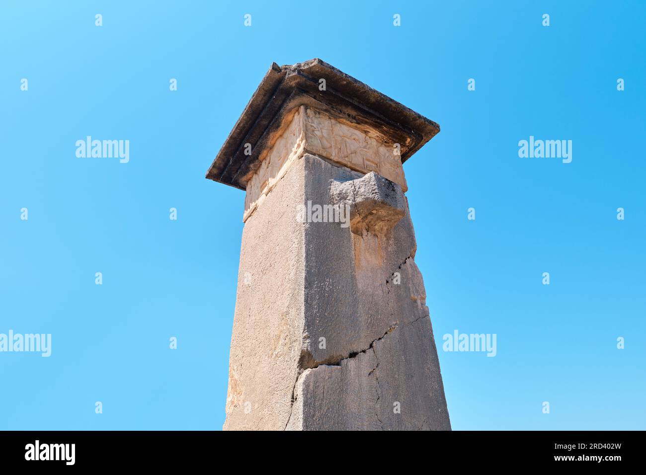 Antalya, Turkey - July 15, 2023: The Harpy Tomb which is a marble ...