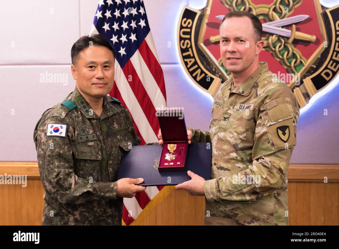 U.S. Army Col. Seth Graves, the U.S. Army Garrison Humphreys commander ...